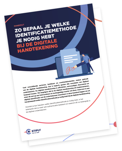 Bepaal de identificatiemethode bij de digitale handtekening